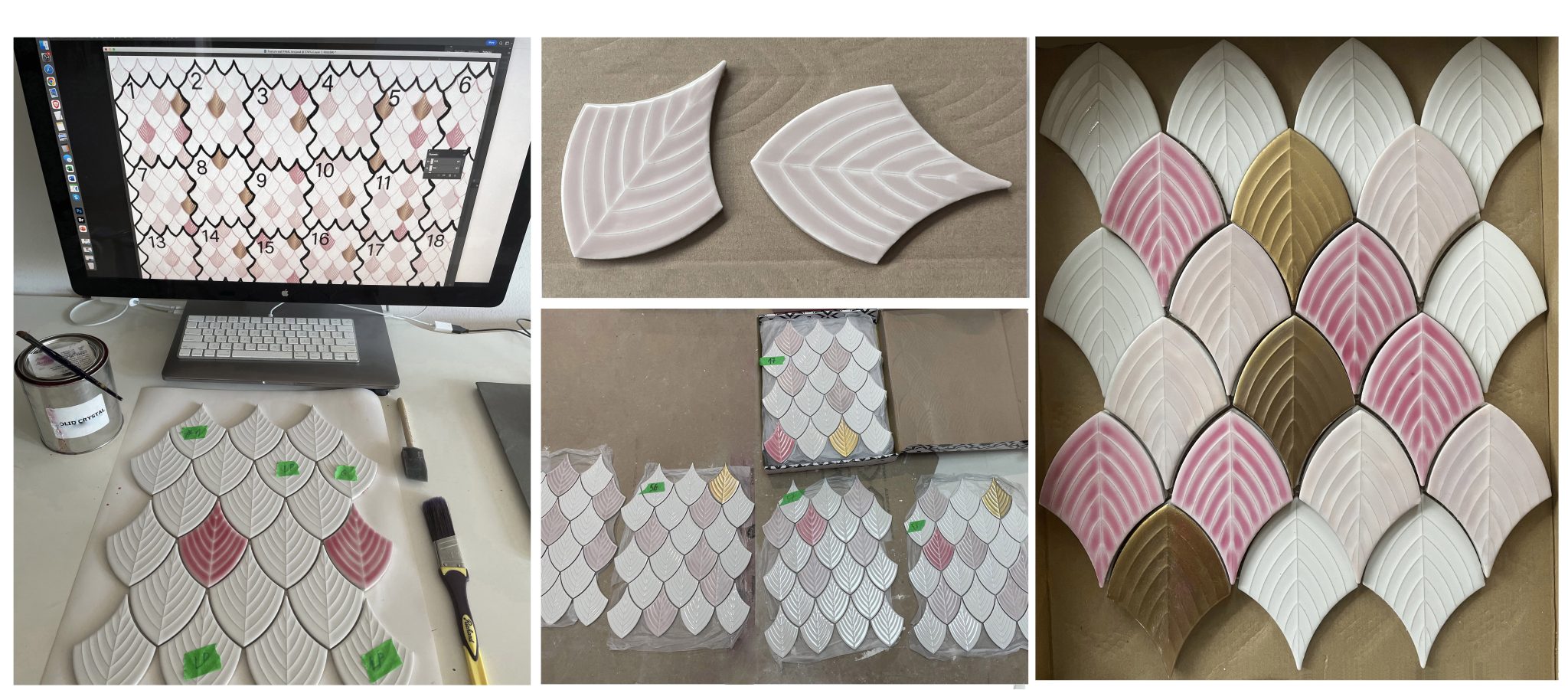 Custom mosaic feature wall -from design to installation - Tile ...